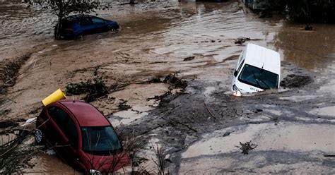 Översvämningar I Spanien Sex Personer Saknas