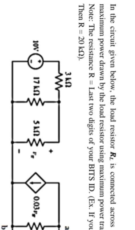 In The Circuit Given Below The Load Resistor Rl Is Connected Across Max