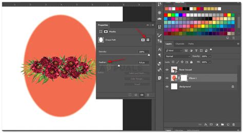How To Blur Fade Edges Of An Image Shape On Adobe Photoshop