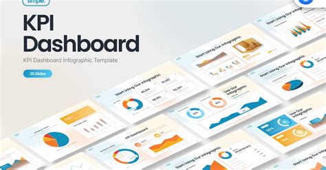Simple Kpi Dashboard Keynote Template Incl Dashboard And Business Envato