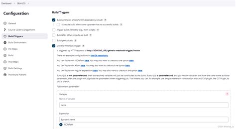 Gitlab自动触发jenkins打包gitlab代码变动主动推送代码到jenkins Csdn博客