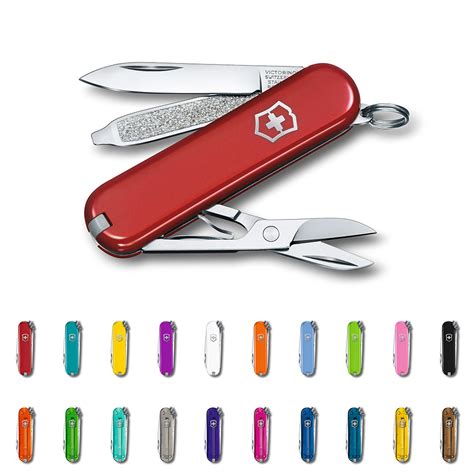 빅토리녹스 빅토리녹스 공식 맥가이버 캠핑 멀티툴 클래식 컬러스 스몰 포켓 스위스 아미 나이프 칼 7가지 기능 21g 초경량 20가지 색상 06223 위시버킷
