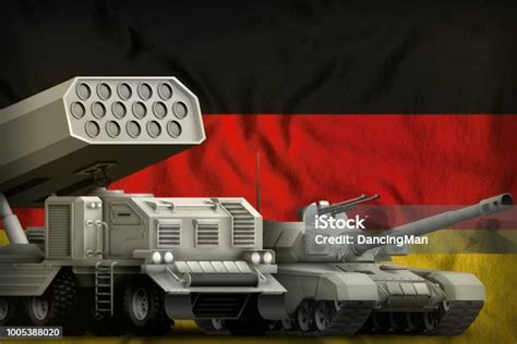 독일 국기 배경에 무거운 군 장갑차 개념 3 차원 일러스트 레이 션 군사에 대한 스톡 사진 및 기타 이미지 군사 기 대포 Istock
