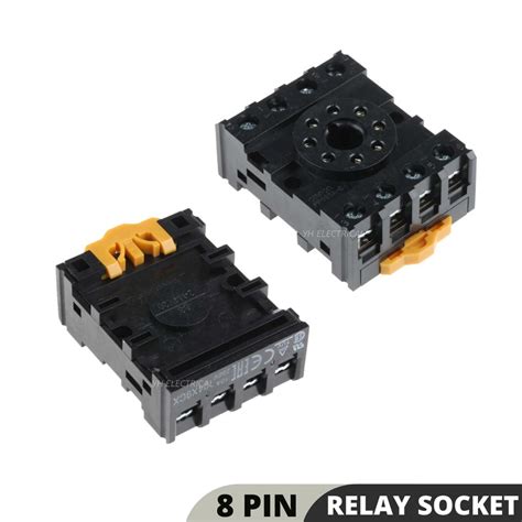 8 Round Pin 8pin Pf083a Relay Base Socket Timer Black Yong Huat Electrical Entreprise Sdn Bhd
