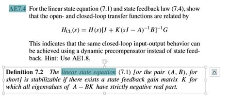 Solved We Begin This Section With The Linear Time Invariant Chegg Com