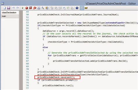 dynamics ax blog importance of savelast in runbase framework