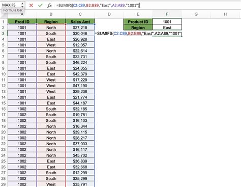 Excel Sumproduct Multiple Criteria Myexcelonline
