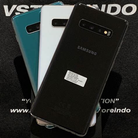 Jual Samsung S10 Plus 8 128 GB Dual Sim Ex Sein Indonesia Second Bekas Ex Pemakaian Good