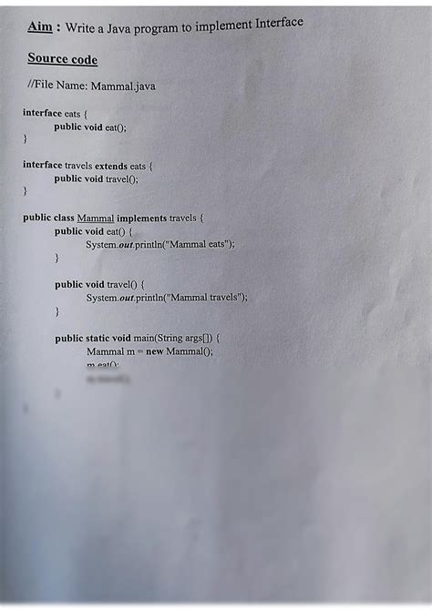 Solution Java Program To Implement Interface Studypool