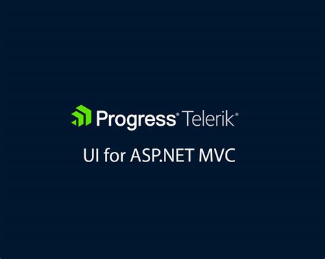 Telerik UI For ASP NET MVC Satu Software