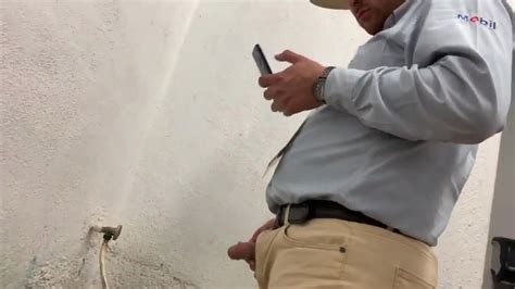Latino Men Pissing At Urinal 30
