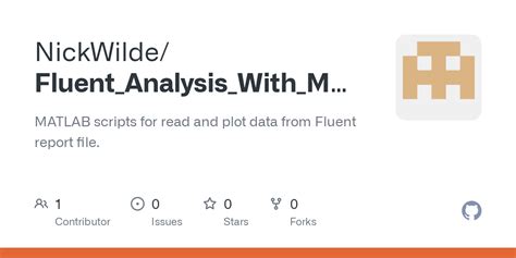 Github Nickwildefluentanalysiswithmatlab Matlab Scripts For Read