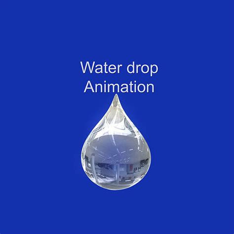 Water Drop Animation 3d Model Animated Rigged Cgtrader