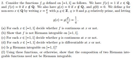solved consider the functions f g defined on [ 1 1] as