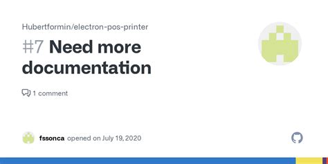 Need More Documentation · Issue 7 · Hubertforminelectron Pos Printer