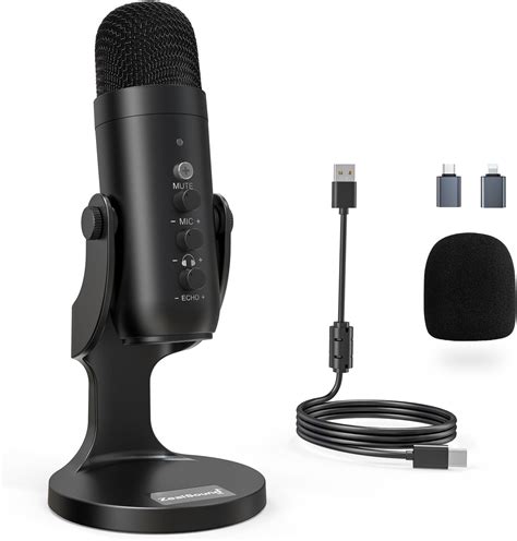 Amazon Com Logitech Usb Desktop Microphone Black Silver Electronics