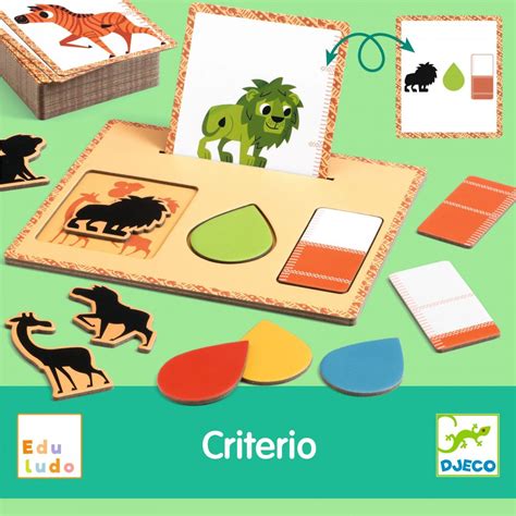 Criterio Apprendre Les Couleurs Et Tailles Eduludo Djeco