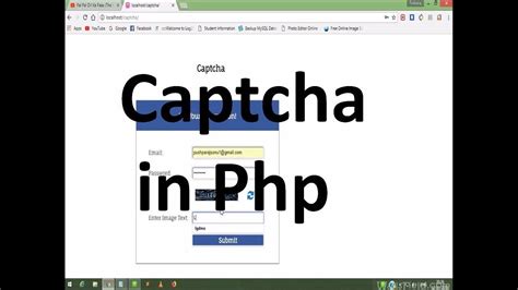 3 Captcha In Php With Ajax Youtube