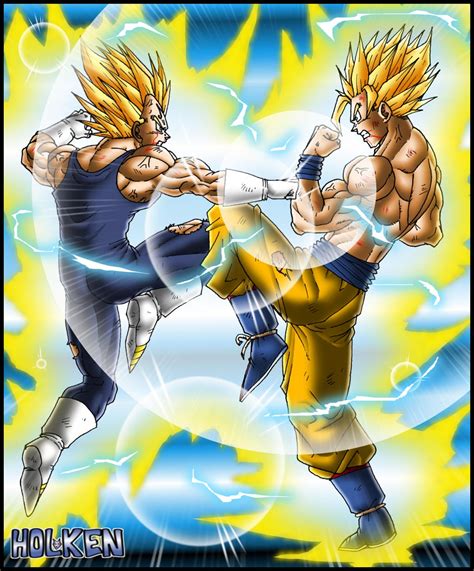Goku Vs Majin Vegeta En 2020 Personajes De Dragon Ball Dragones Dibujos Porn Sex Picture