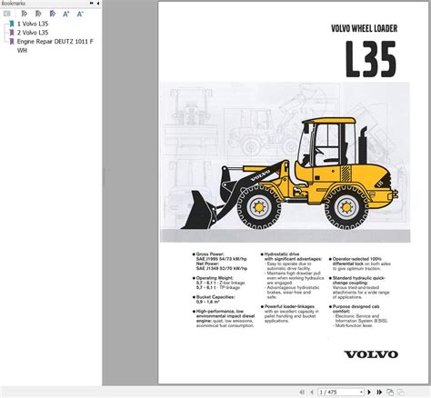 Volvo L35 Engine Service Archives Automotive Repair Manual Heavvy Equipment Workshop Manual