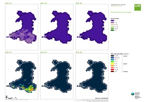 Appendix 2 Cloud Cover Maps For Month Selection Tranquillity And Place Dark Skies