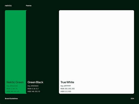 Nektic Brand Style Guidelines By Nektic On Dribbble