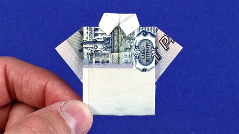 Подарок папе своими руками Рубашка из денег Youtube