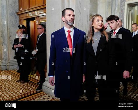 Donald Trump Jr And His Daughter Kai Trump Arrive Before The 60th