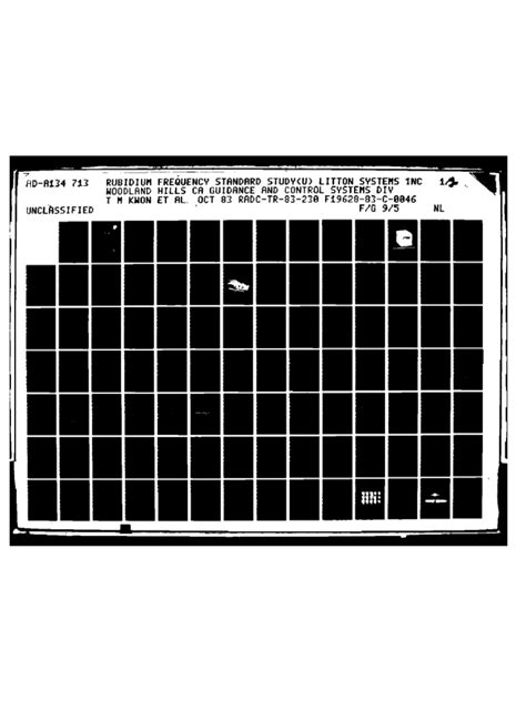 Rubidium Frequency Standard Pdf