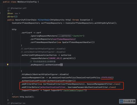 Spring Security Jwt Eric