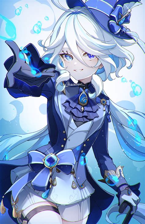 Furina Genshin Impact Drawn By Naranoyun Danbooru