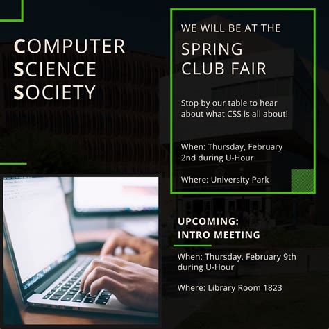 Cpp Computer Science Society Hope You Guys Had A Great Start To The Semester This Week Css