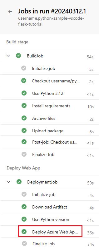 Build And Deploy Python Web Apps Azure Pipelines Microsoft Learn