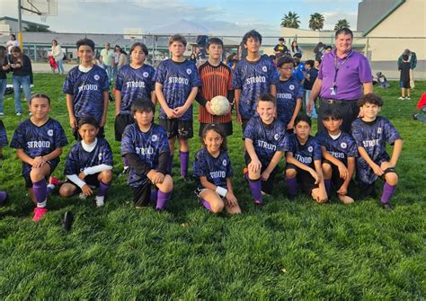Soccer Team Plays Their Best Alice N Stroud Elementary