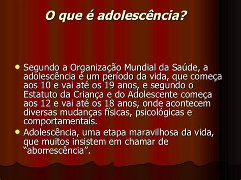 Puberdade E Adolescência