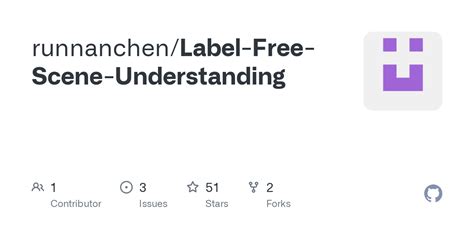 GitHub Runnanchen Label Free Scene Understanding