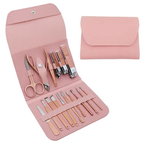 휴대용 네일 커터 페디큐어 가위 세트 고품질 스테인레스 스틸 독수리 후크 매니큐어 손톱깎이 도구 세트 4 개 12 개 16 개세트세트and키트 Aliexpress
