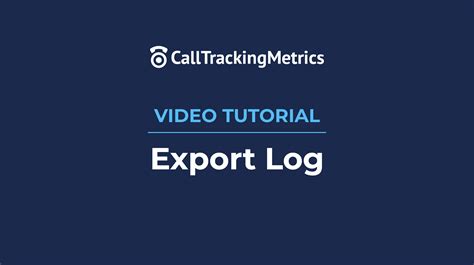 Export Log Overview Ctm Training Center