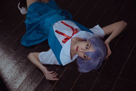 Мой косплей Рей Аянами Рэй Ayanami Rei Rei Ayanami Anime