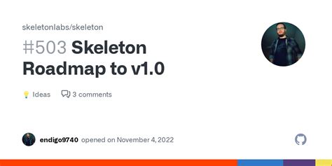 Skeleton Roadmap To V10 · Skeletonlabs Skeleton · Discussion 503 · Github