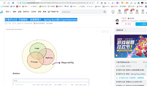 应用可观测性opentelemetry和【it老齐432】可观测性，优雅零侵入，spring Boot接入opentelemetry Luzhouxiaoshuai 博客园