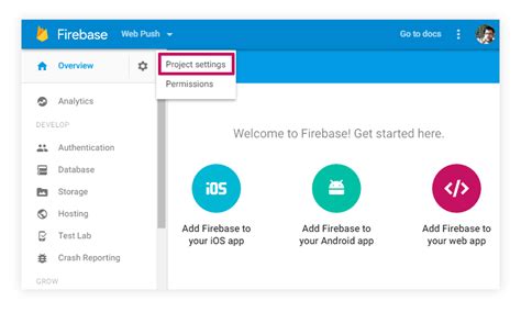 Fcm Configuration For Web Push Notification Pushalert