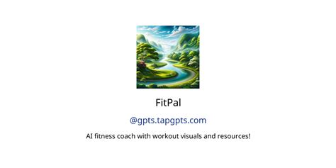 Fitpal Gpts Features And Functions Examples And Prompts Gpt Store