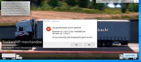 Unsupported Game Version Detected Solved Topics Truckersmp Forum