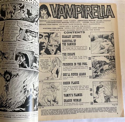 Vampirella Magazine 11 May 1971 Frank Frazetta Cover Warren Magazine