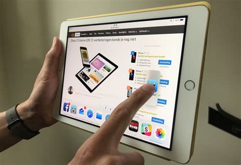 Drag Drop Functie In IOS 11 Werkt Ook Op De IPhone