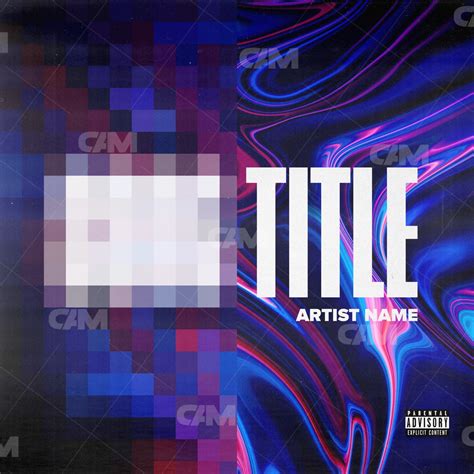 Pixelated Text Cover Art Market