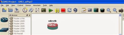 Tutorial Virtualisasi Mikrotik Winbox Menggunakan GNS3 HARDWARE