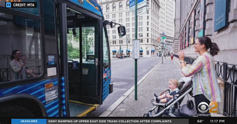 Mta Rolls Out Open Strollers Pilot Program On 142 Buses Cbs New York