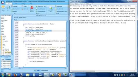 4 Test182bsecureswf Hack With Ff Decompiler Youtube
